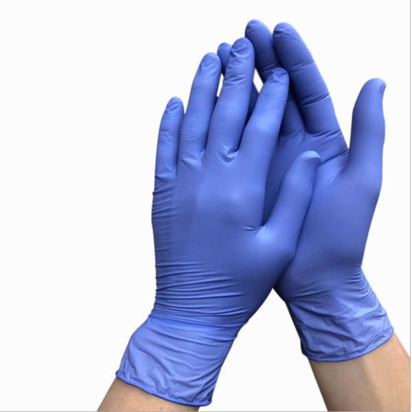Quality Non Medical AQL1.5 Disposable Nitrile Gloves Chemical Resistance for sale