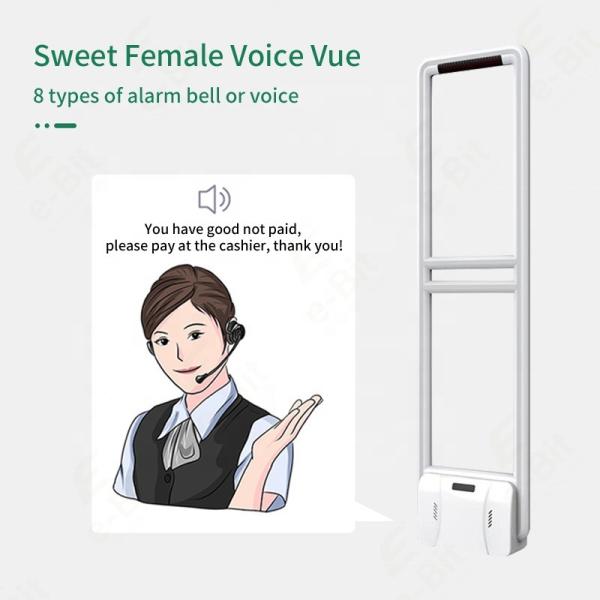 Quality 1.4-2.8 Meters EAS 58KHz AM Alarm Anti Shoplifting Systems Retail Store for sale