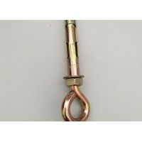 Quality Metal Anchor Bolts Eye Bolts Of Iron Material With Yellow Zinc Color for sale
