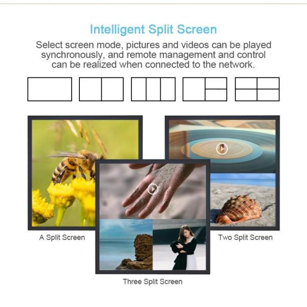 Quality Indoor 4k Square LCD Display Screen Touchscreen Advertising Player 22 Inch for sale