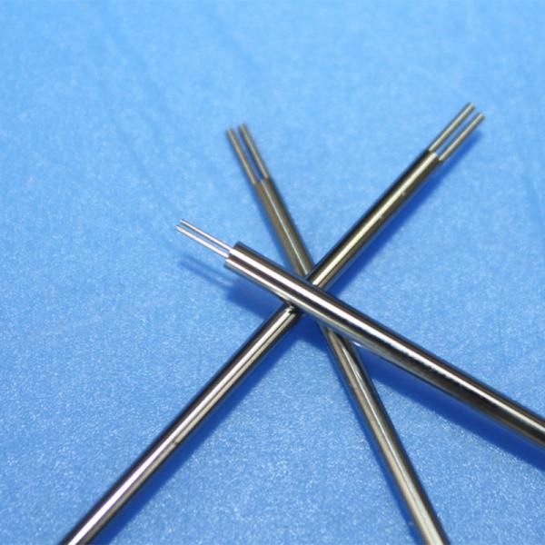 Quality High Precision Metal Ceramic Tungsten Carbide Double-Hole Insert Pin for sale