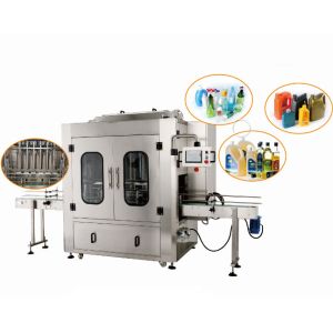 Quality Four Heads Volumetric Liquid Filling Machine / Liquid Piston Filler for sale