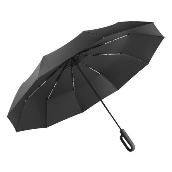 Quality Three-Fold Umbrella with Automatic Folding and Customized Logo Printing on for sale