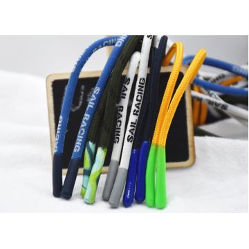 Quality SGS 3mm 4mm 5mm Polyester Drawstring Cord With Silicone Bullet End Tips for sale