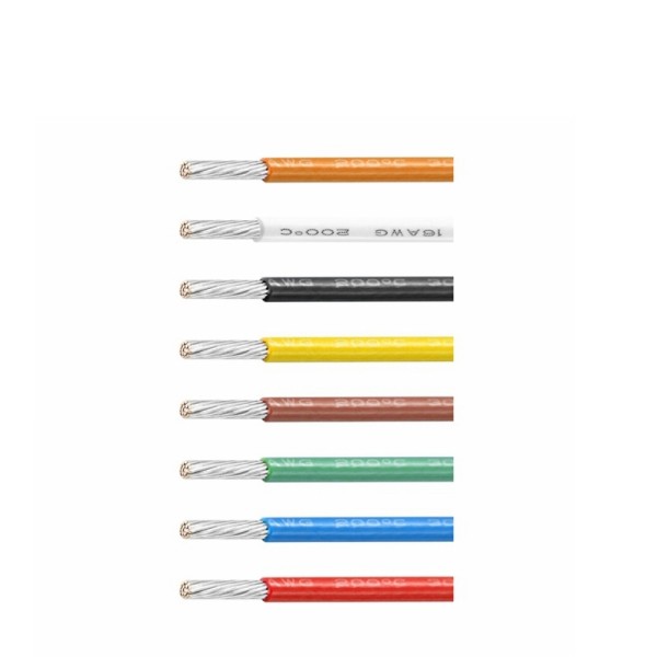 Quality UL1180 PTFE Wire 200C High-Temperature Resistant 12-32 AWG for sale