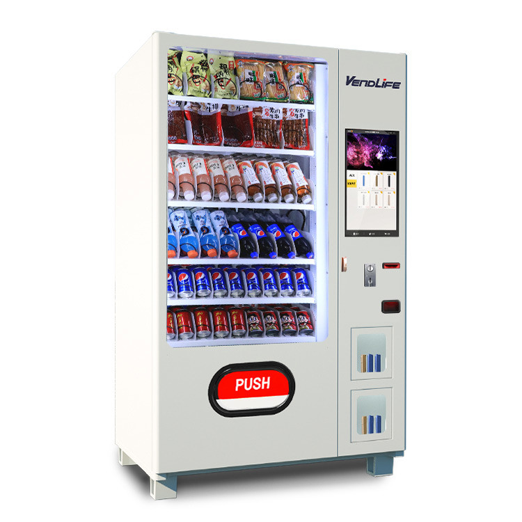 Quality verification advertising players touch screen anti theft beverage vending for sale