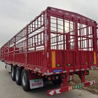 Quality Jost/Fuwa Landing Gear 3 Axles Cargo Trailer Enclosed 12 Wheeler Side Wall for sale