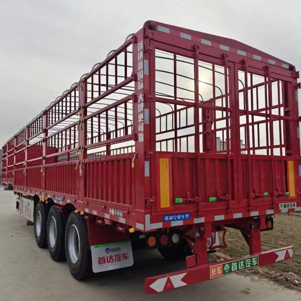 Quality Semi Trailer Fence/Truck/Flatbed Semi Trailers for Bulk Transport Not Self-dumping for sale