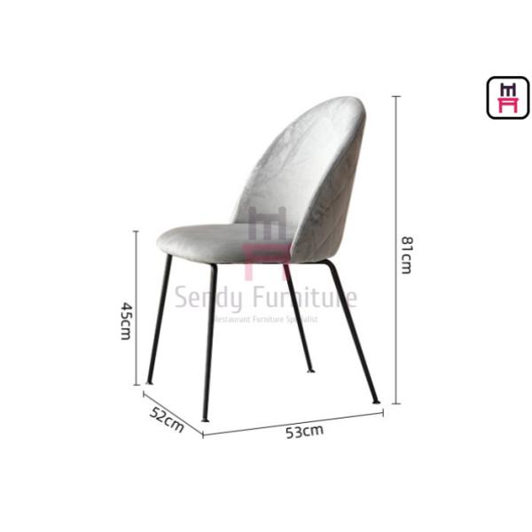 Quality Diamond Stitch Tufted Upholstered Dining Chair For Rrestaurant for sale