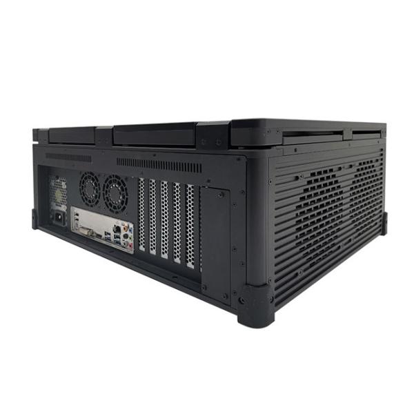 Quality Portable IPC Industrial PC Rugged Desktop Computer Reinforced 17.3 Inch Triple for sale