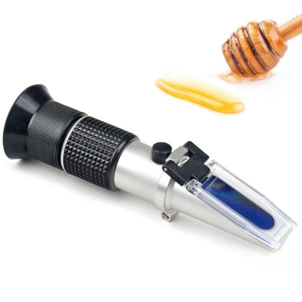 Quality Compact Portable Brix Refractometer 0-40% Brix and 0-25% Alcohol Range for Wine Sugar for sale