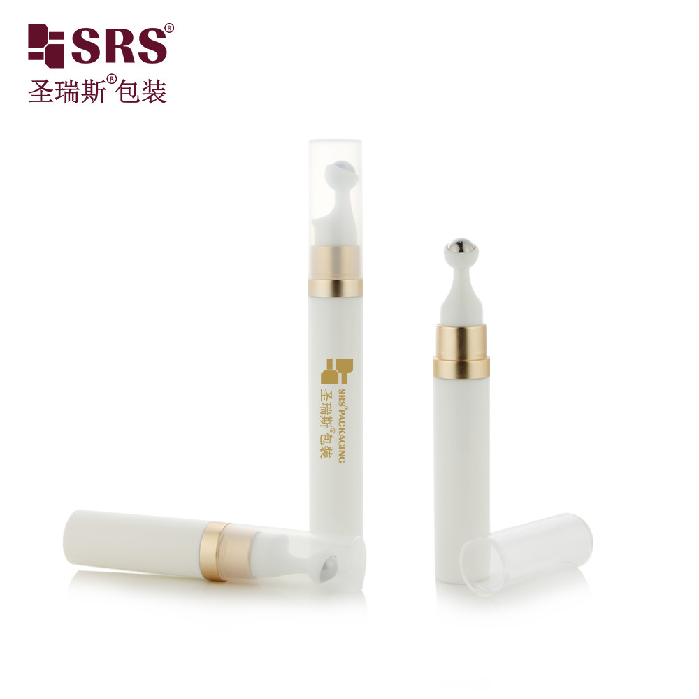Quality A0035 7.5ml 10ml 15ml Empty Customization Eye Serum Gel Massage Roller Steel for sale