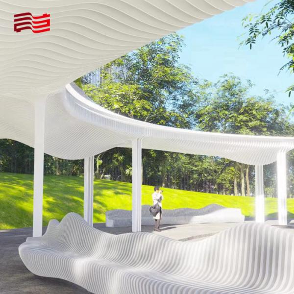 Quality Modern Style White Stainless Steel Art Gallery Steel Structure Sculpture for sale