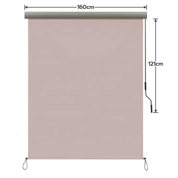 Quality 1.6m*2.5m Polyester Sail Material Retractable Waterproof Sun Shade Drop Vertical for sale