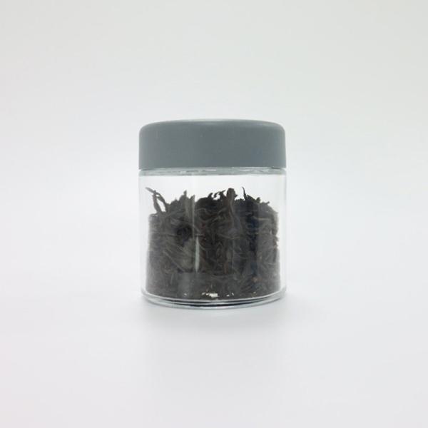 Quality 90ml 3oz Capacity Glass Weed Jar with Child Resistant Screw Cap for sale