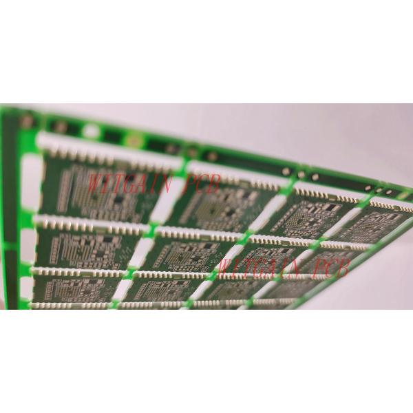 Quality 4 Layer Half Hole PCB Printed Circuit Board Green Solder Mask Blue Tooth Module for sale