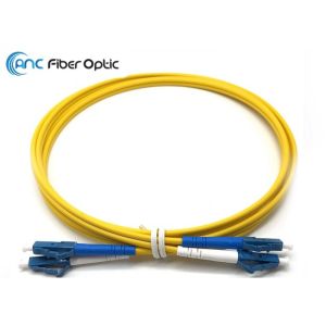 Quality LSZH Singlemode Fiber Optic Patch Cables LC/UPC to LC/UPC Yellow 3 Meter for sale