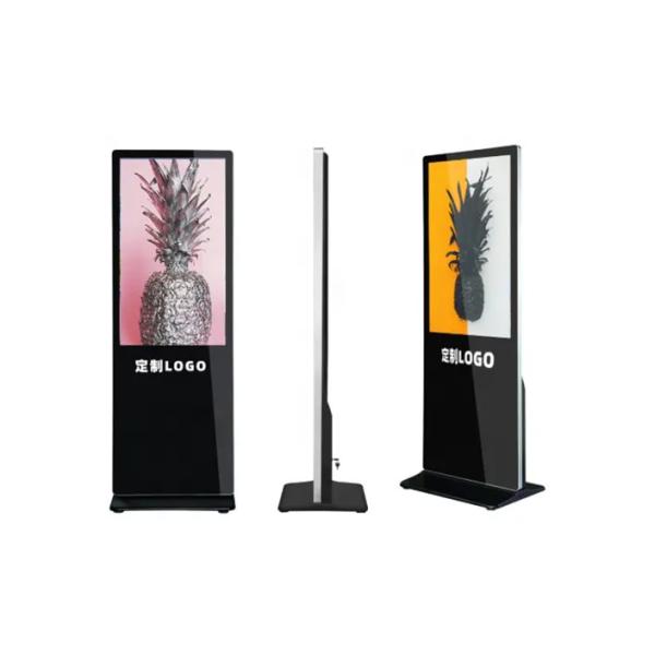 Quality Customized Super Slim Floor Standing Digital Signage 1920×1080 Resolution for sale