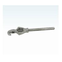 China Steel Hydrant Wrench Fire Hose Fittings And Adapters azinc whiteplating factory