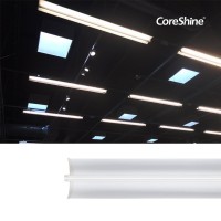 Quality TUV 4 Foot Linkable LED Shop Lights , Ra80 Linear Suspended Light Fixture for sale