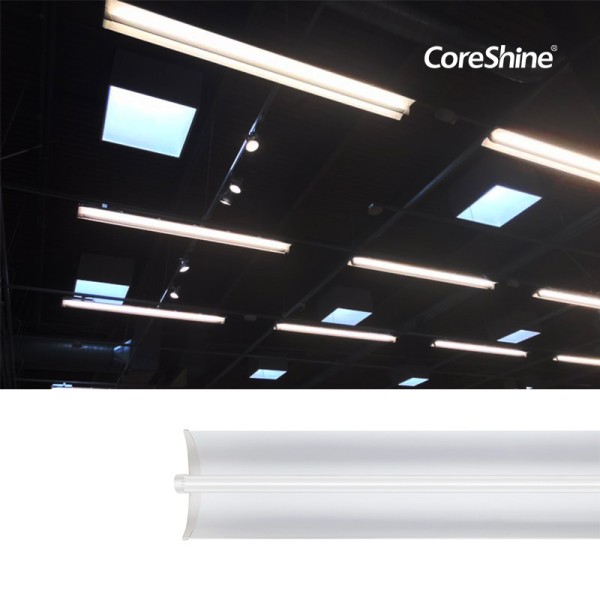Quality TUV 4 Foot Linkable LED Shop Lights , Ra80 Linear Suspended Light Fixture for sale