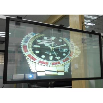 Transparent Holographic Rear Projection Film on Glass , 3D Holographic Film