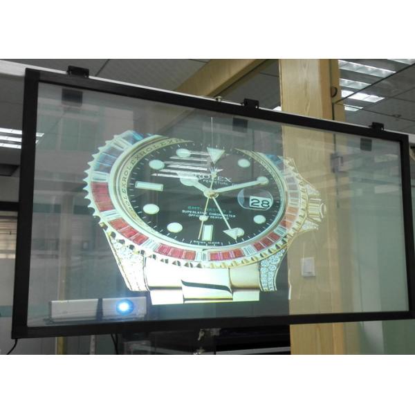 Quality Transparent Holographic Rear Projection Film on Glass , 3D Holographic Film for sale