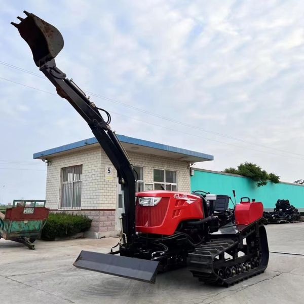 Quality 120hp Orchard Crawler Cultivator Small Rotary Vineyard Crawler Tractor for sale