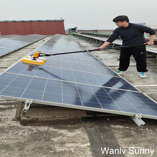 Quality Mobile Style Solar Panel Cleaning Tool with 7.5-Meter Telescopic Pole Customizat for sale