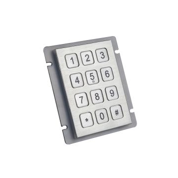 Quality Antibacterial Washable Metal Industrial Keypad 4x4 Atm Machine Keypad for sale