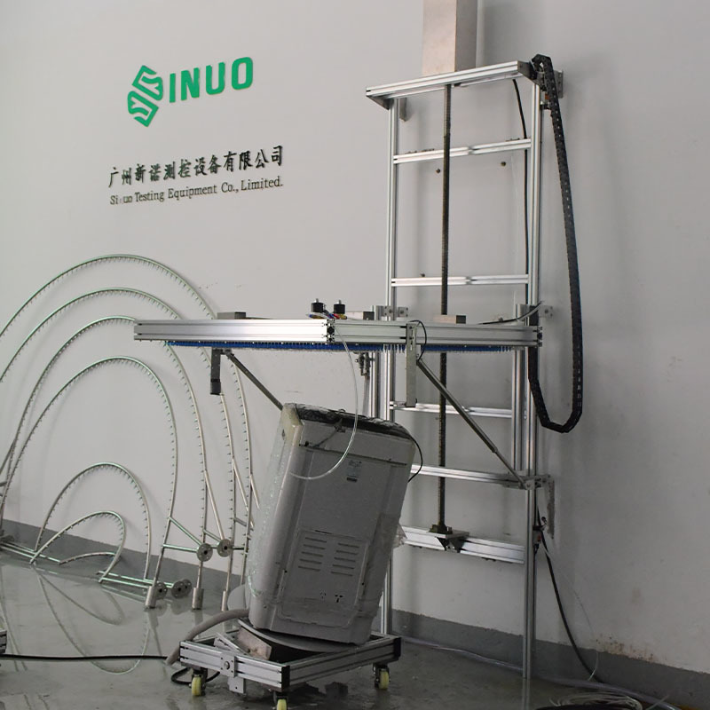 Vertical Rain Drip Test Apparatus showing drip box and control mechanism