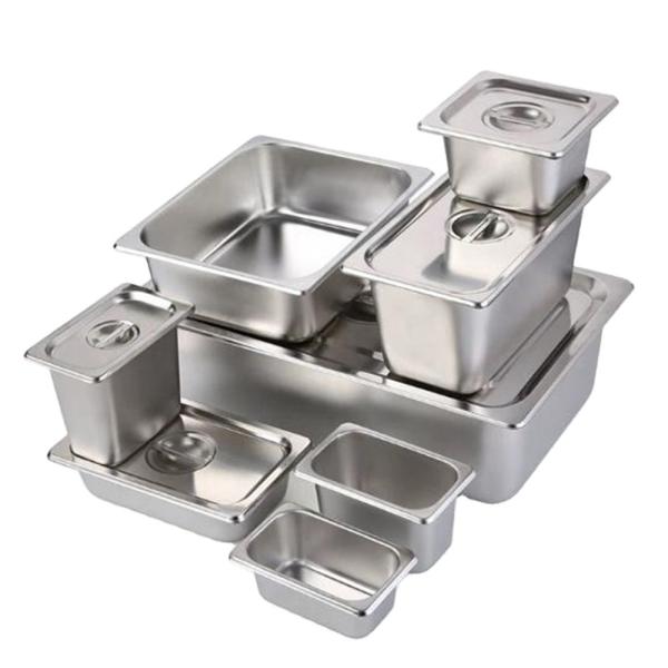 Quality SGS Stainless Steel Gastronorm Containers Five Star Hotel Standard for sale