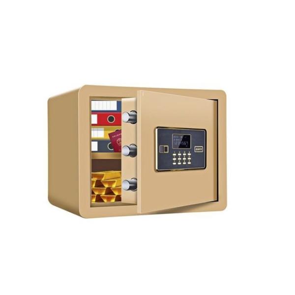 Quality Cash Money Solid Steel Electronic Lock Box For Office Bank for sale