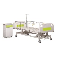 Quality Brake Control 10MM Adjustable Electric Hospital Bed Medical Home Care Bed for sale
