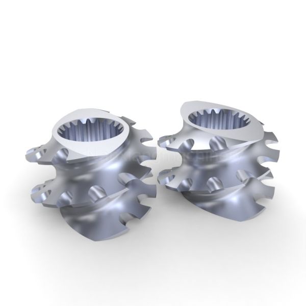 Quality PM HIP SME Mixing Screw Elements Extruder Elements For Petrochemical Factory for sale