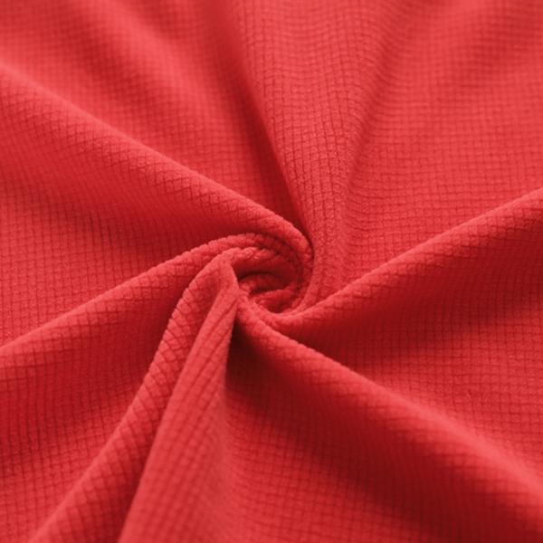 Quality Red Jacquard Polar Fleece Fabric Material For Shoes Tent for sale