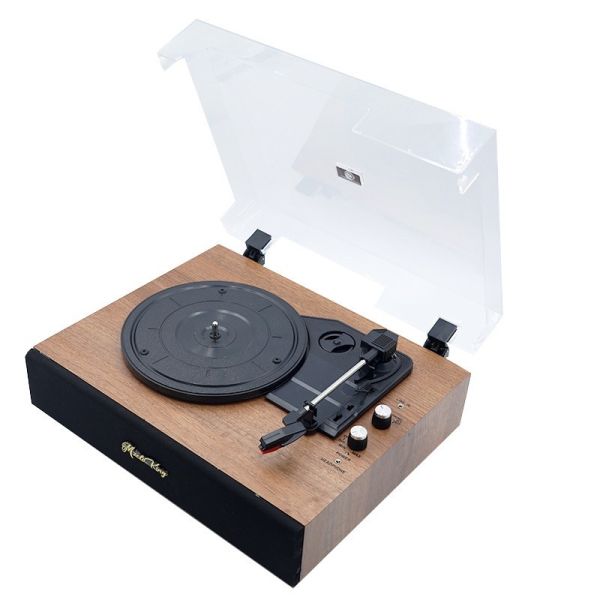 Quality Vintage Style Turntable Speakers Customized With Auto Stop Multi Interface for sale