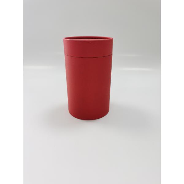 Quality ODM Gift Retail Packaging Boxes Flexographic Printing Red Tube for sale