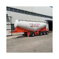 Quality Tri Axles 40Tons Load Bulk Cement Flour Powder Material Transport Tank Semi for sale