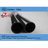 China Woven 3K Square Carbon Fiber Tube Twill Glossy Pressure Resistance factory