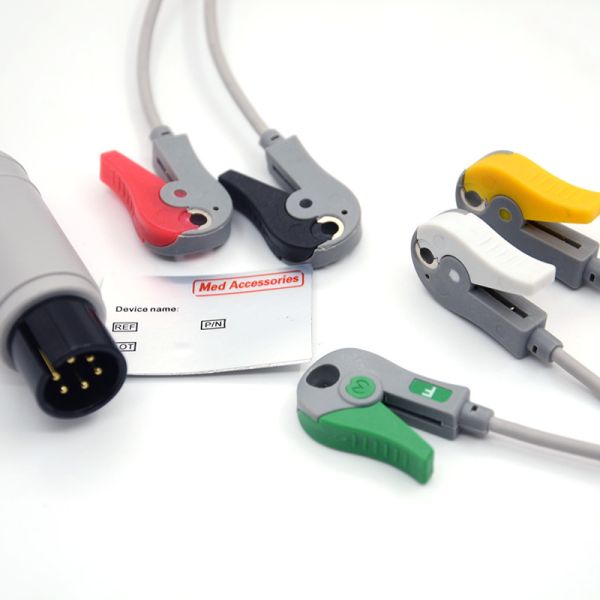 Quality Compatible Mindray Portable Spo2 Probe Sensor Round Connector Pulse Oximeter for sale