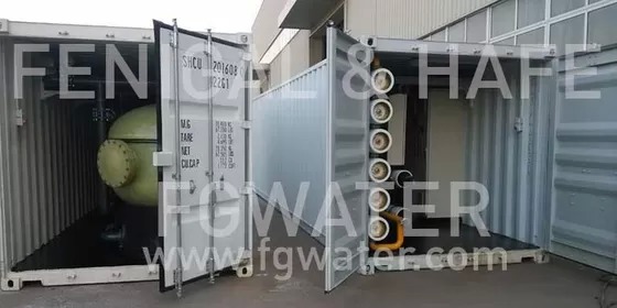 Quality BWC200 Containerized BWRO System - 200 m³/day Capacity, 70% Recovery Rate, 1.56 for sale