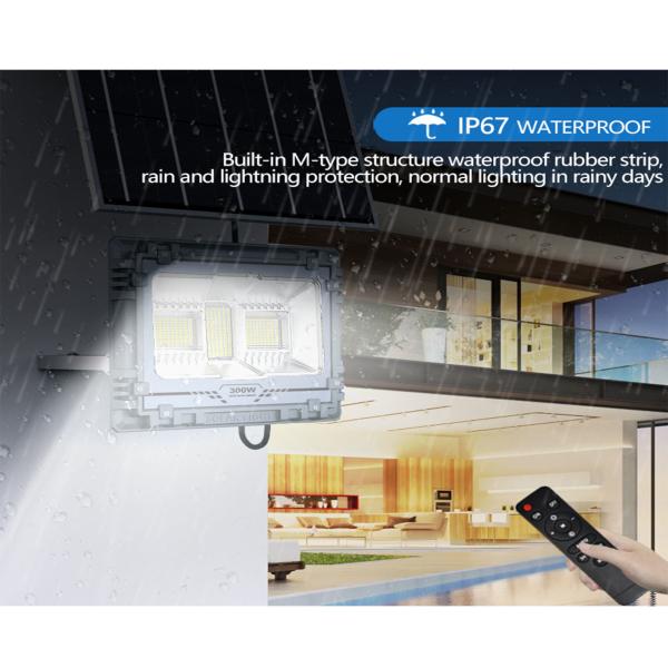 Quality LED Solar Flood Light Sensor Garden Waterproof Remote Controlled for sale
