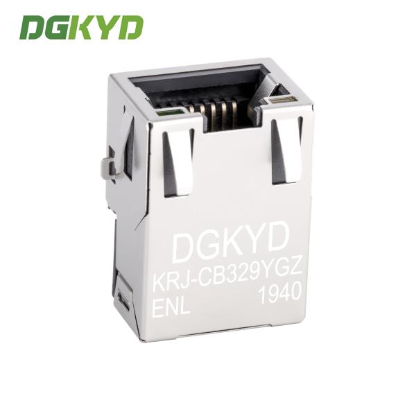 Quality SIngle Port Tab Up Gold Plate RJ45 Ethernet Connector SMD Cat6 Cable Rj45 Extra for sale