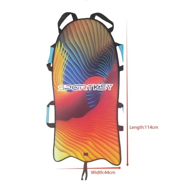 Quality Logo Customized Logo- Woowave 2024 Roll up Flexible Snow Sled Mat for Flying for sale