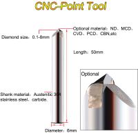 Quality 60mm Shank CVD ND Diamond Point Tool Milling Cutter for sale
