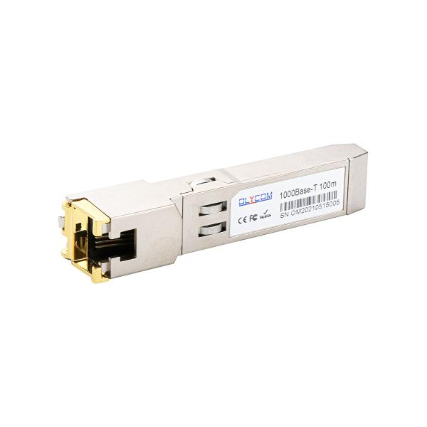 Quality Cisco Gigabit Copper Module GLC-T 100-Meter RJ45 Transceiver 1.25Gb/s Industrial for sale