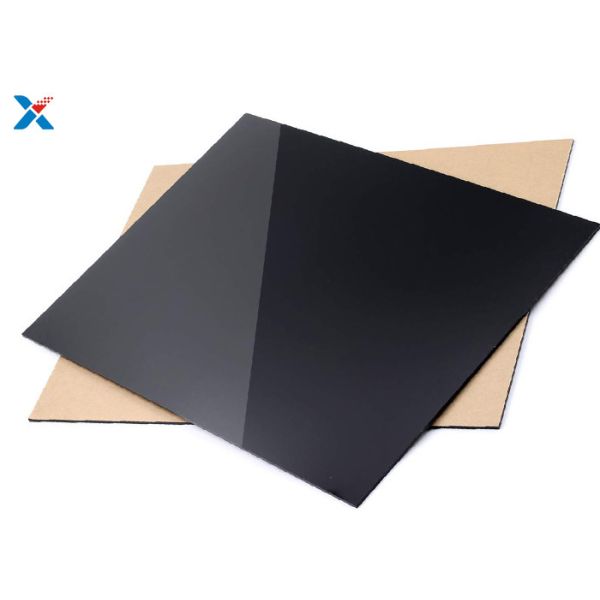 Quality s 2mm Colored Acrylic Panels Black Extruded Perspex Sheet for sale