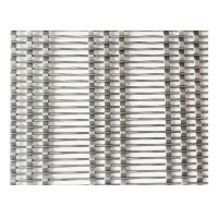Quality SS304 Stainless Steel Partition Wire Mesh Panel For Architectural Woven Wire Mesh for sale