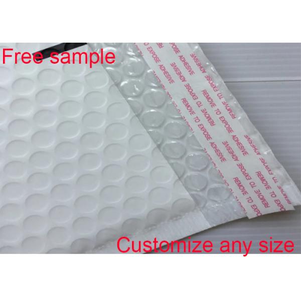 Quality Matallic / Poly Shipping Bubble Mailers Padded Envelopes 2 Sealing Sides Custom for sale